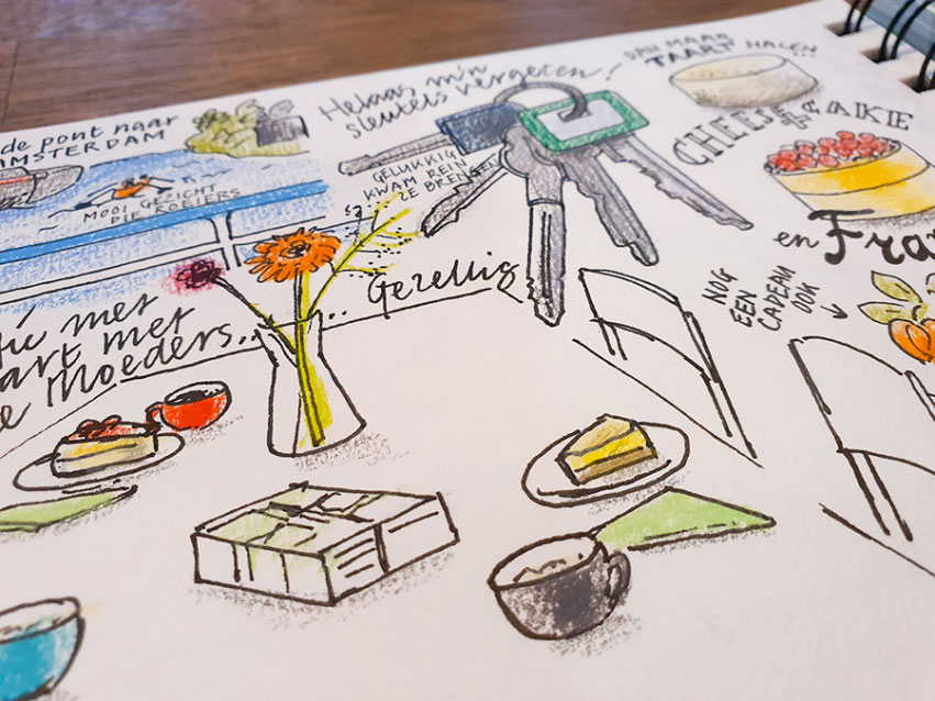Creatieve Workshop Visual Journaling: teken je dag (06-10-2023)