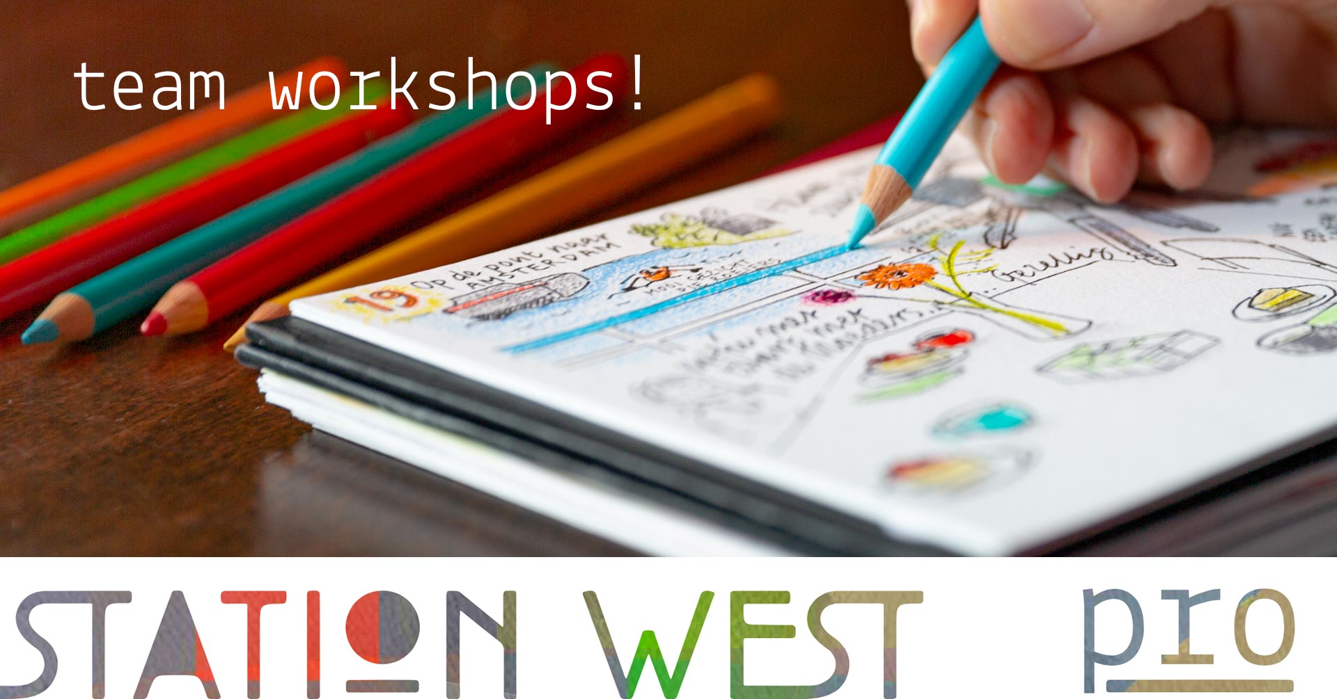 Workshop Visual journaling als teamuitje, Amsterdam centrum